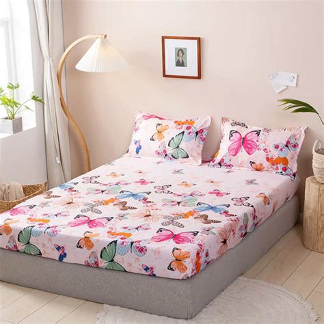Product 1pcs 100 Polyester Printing Fitted Sheet Grandado