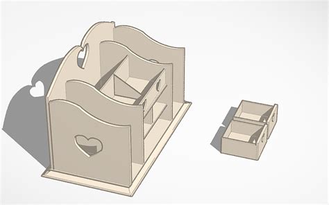 3d Design Pretty Organizer Tinkercad