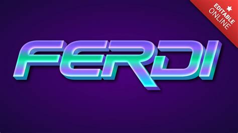 Ferdi Fantasy Text Effect Generator