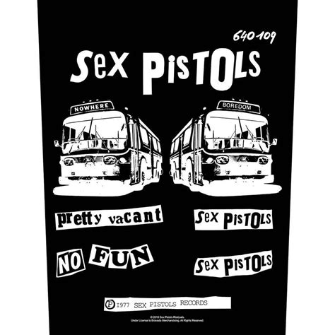 The Sex Pistols Back Patch Pretty Vacant Planet Merch Planet Merch®
