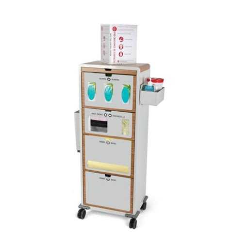Isolation Station Mobile Cart With Wheels Medicus Health
