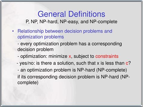 Ppt Csc5160 Topics In Algorithms Tutorial 2 Introduction To Np
