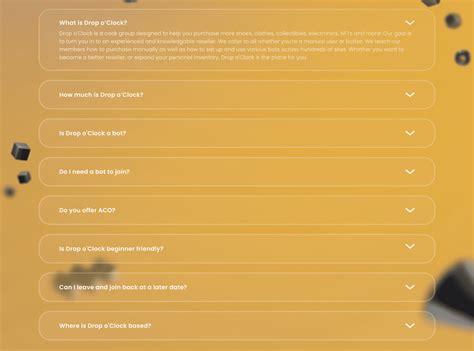 Drop O Clock Dark Mode Website On Behance