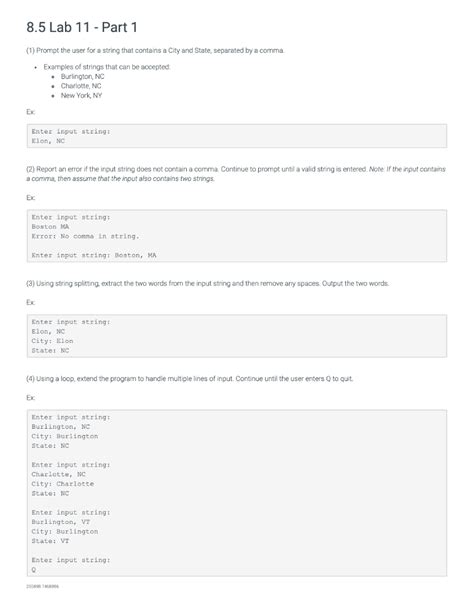 Solved Python Please 85 Lab 11 Part 1 1 Prompt The User