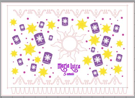 Lanterna Rapunzel Para Vela De Led Elo7 Produtos Especiais