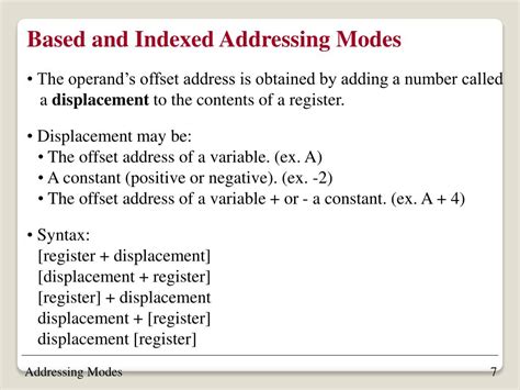 Ppt Assembly Language Lecture 9 Array And Addressing Modes Powerpoint Presentation Id3198665