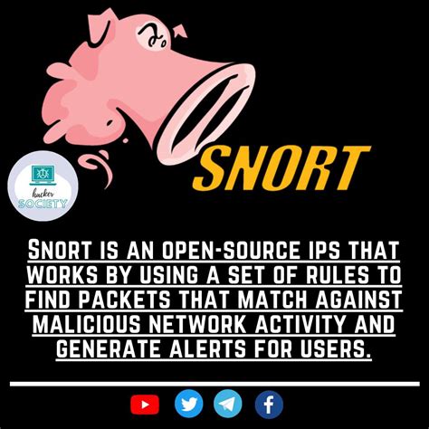 Hacker Society Snort Is An Open Source Network Intrusion