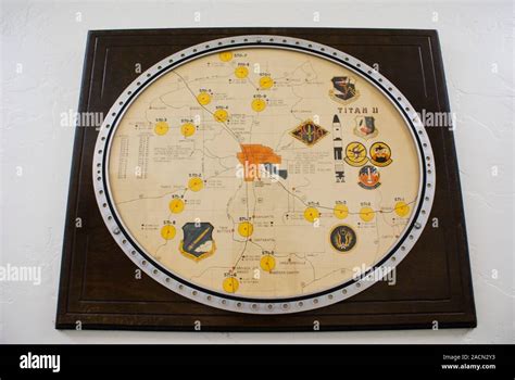 A Map Of Titan Ii Missile Sites Near Tucson Arizona The Silo Launched
