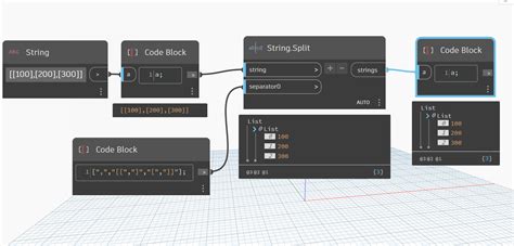 Parse String Input To Data List Revit Dynamo
