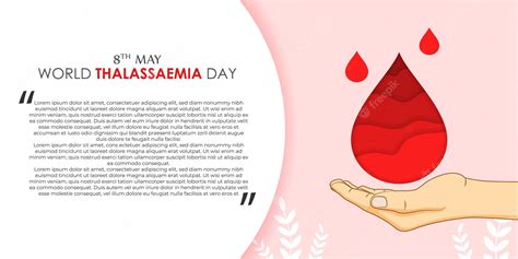 Premium Vector Vector Illustration For World Thalassemia Day 8 May