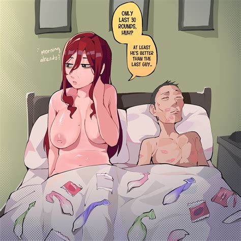 Rule 34 1boy 1girls 1milf After Sex Bed Bedroom Belly Belly Button