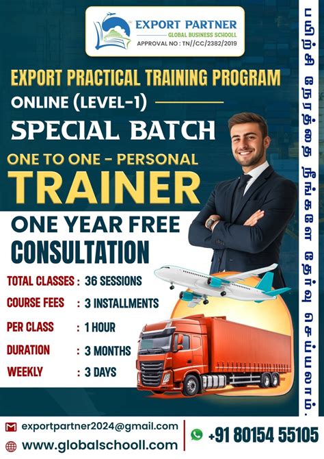 Import Export Practical Training Online And Direct Class Global