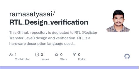 Github Ramasatyasairtldesignverification This Github Repository Is Dedicated To Rtl