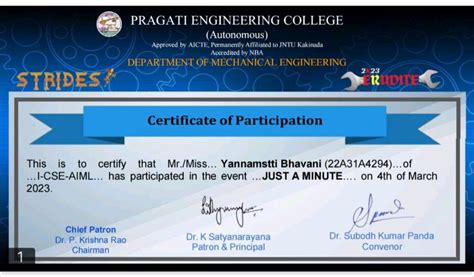 yannamsetti bhavani on linkedin personal participation is the