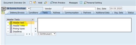 Solved Create Mandatory Field Po Header Text And Item Text Sap