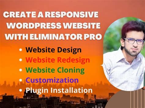 responsive wordpress website with elementor pro upwork