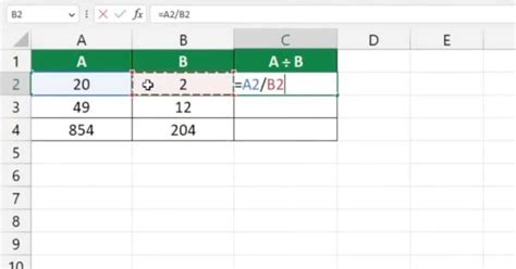 How To Divide Numbers In Excel Beginners Guide Sheet Leveller