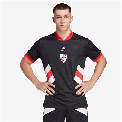 River Plate 2023 Adidas Icon Jersey Black