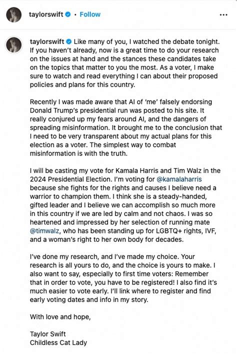 Taylor Swift Endorses Kamala Harris Will It Make A Difference Us