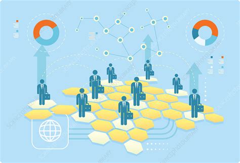 Illustration Of Business Networking Stock Image F0194988 Science