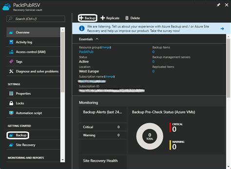 backing up an azure vm learning microsoft azure storage [book]