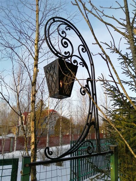 Кованый уличный фонарь. #кованыйфонарь #уличныйфонарь # ...