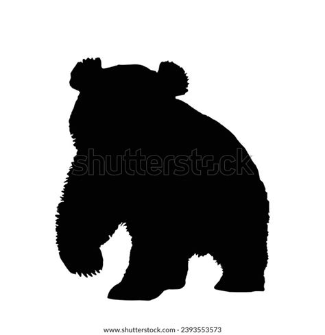 Cute Panda Silhouette Cute Panda Vector Stock Vector Royalty Free