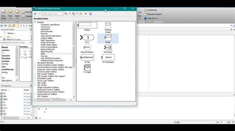 laplace transform on simulink matlab youtube