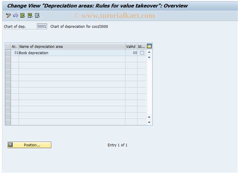OABC SAP Tcode Depreciation Areas Value Transfer