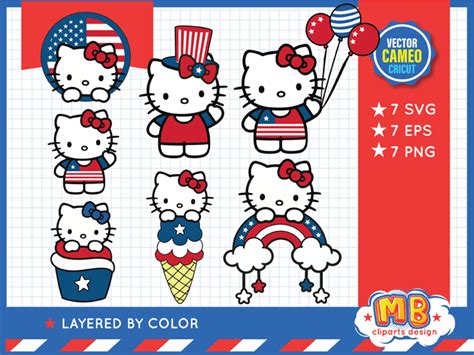 Patriotic Hello Kitty Wallpaper