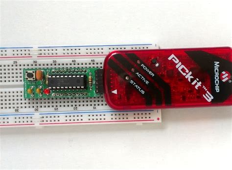 mini breakout board for 18 pin pic16f series microcontrollers