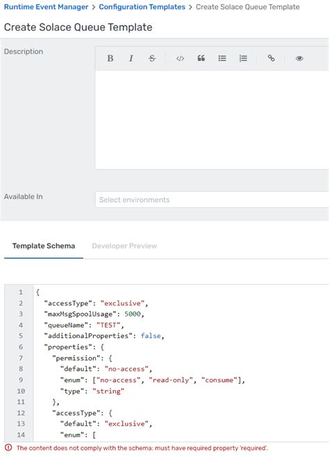Issue With Adding Non Owner Permission To Queue Templates Pubsub Event Portal Solace