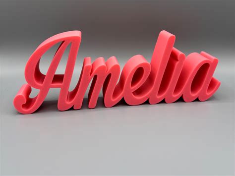 Amelias Name By Design3d Lab Makerworld Download Free 3d Models