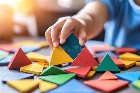 A Hand Assembling An Abstract Jigsaw Puzzle Business Decision Making