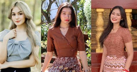 အရောင်တောက်တာ မကြိုက်တဲ့ ပျိုမေတို့ ချုပ်ဝတ်နိုင်မယ့် မြန်မာဝတ်စုံ ဒီဇိုင်းများ