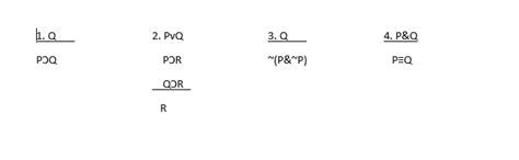 Solved 1 Q 2 PvQ 3 Q 4 P Q POQ POR P P PEQ QOR R Chegg Com