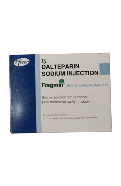 Pfizer Dalteparin Sodium Injection At ₹ 390 Piece In Ahmedabad Id
