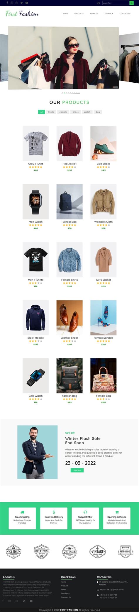 Create Clean And Responsive Website Using Html Css Bootstrap Javascript By Moidali01 Fiverr
