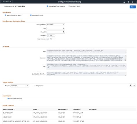 Using Real Time Indexing