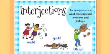 Interjection Display Poster