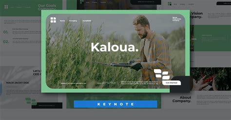 Kaloua Keynote Incl Template And Presentation Envato Elements