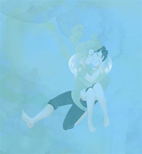 Percy And Annabeth Underwater Kiss
