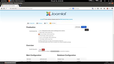 How To Install Joomla On Centos 7