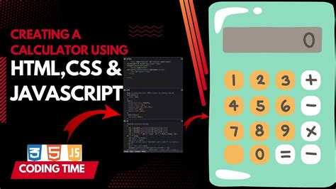 Creating A Calculator Using Html Css And Javascript Youtube