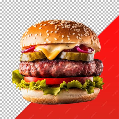 Premium Psd Burger Isolated No Background