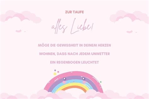 Glückwünsche und Sprüche zur Taufe Nette Botschaften und Grußkarten