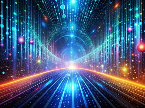 Exploring The Intricate Data Pathways Of Binary Code In A Dynamic 3d