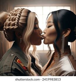 Indoor Photo Megan Thee Stallion Kissing Ai Generated Image Shutterstock