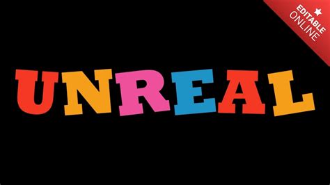 Unreal Coco Font Text Effect Generator