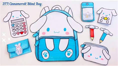 DIY Cinnamoroll Babe Bag Blind Bag Tutorial Paper Craft Diy Art And Craft How To Make
